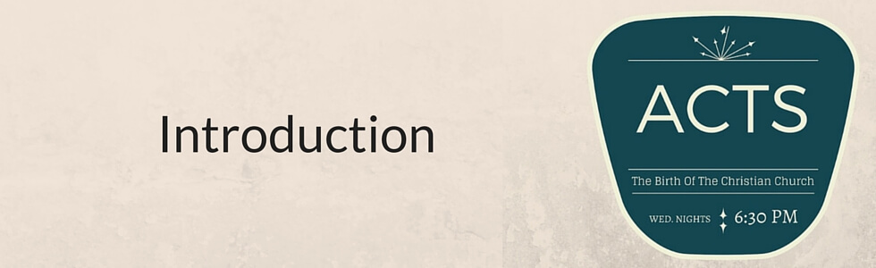 Intro To Acts - MIKESZONE